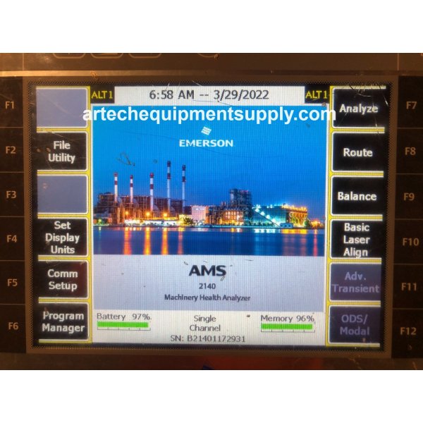 USED Emerson CSI 2140 Machinery Health Analyzer